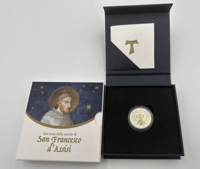 ② Italie. 2 Euro 2026 San Francesco dAssisi Reverse Proof (a162973257 ...