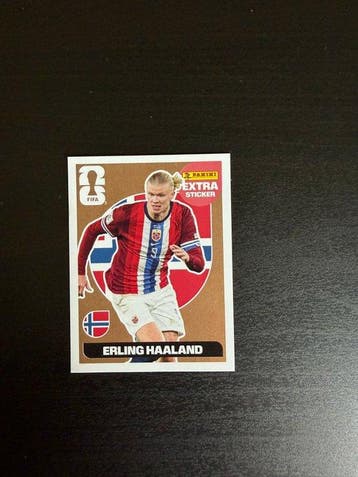 ② 2026 Panini USA 2026 World Cup Erling Haaland Sticker - — Stickers ...
