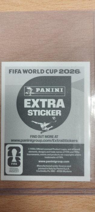 ② Panini Extra Sticker FIFA World Cup 2026 Oro Gold Card — Autocollants ...