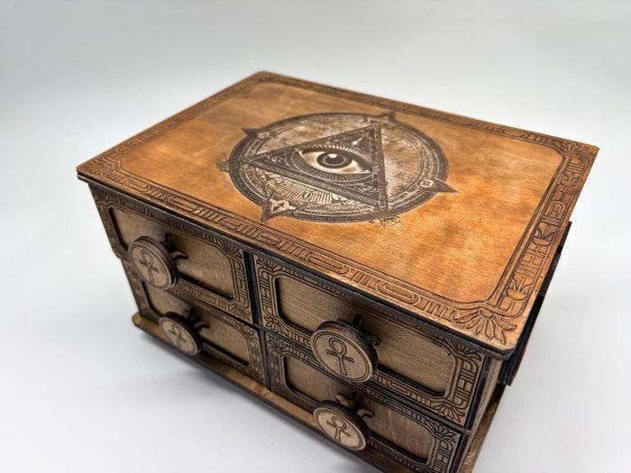 ② Allemagne - !! NOUVEAU !! Rare commode maçonnique – Œil qui ...