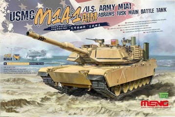 ② MENG-Model TS-032 USMC M1A1 AIM/U.S.Army M1A1 Abrams TUSK — Modélisme ...