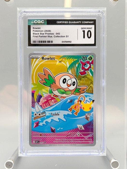 ② Pokémon Graded card - Rowlet - First Partner Illustration (a163203897 ...