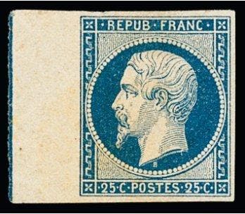 ② France 1852 - 25 cent présidence avec filet dencadrement en ...