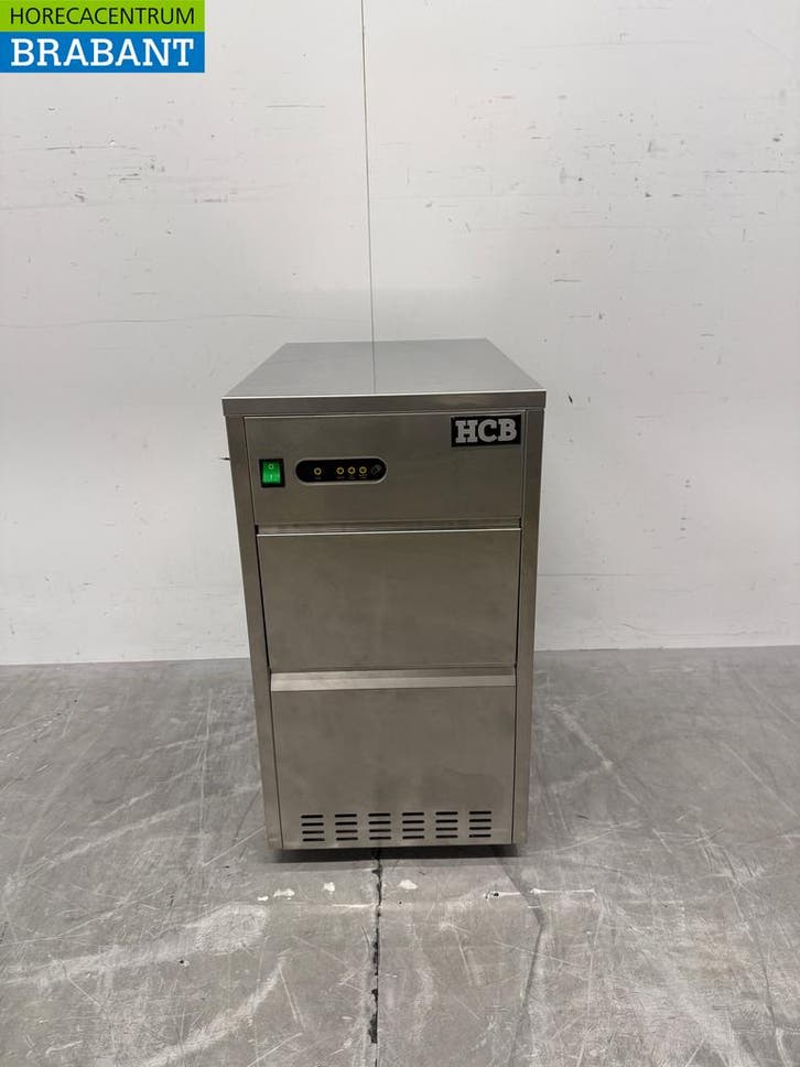 ② RVS ijsblokjesmachine ijsklontjesmachine 28 kg p/d 230V — Horeca ...